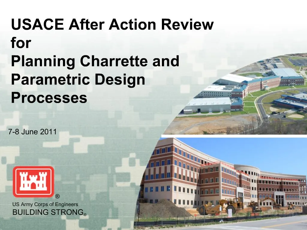 PPT - USACE After Action Review for Planning Charrette and Parametric ...