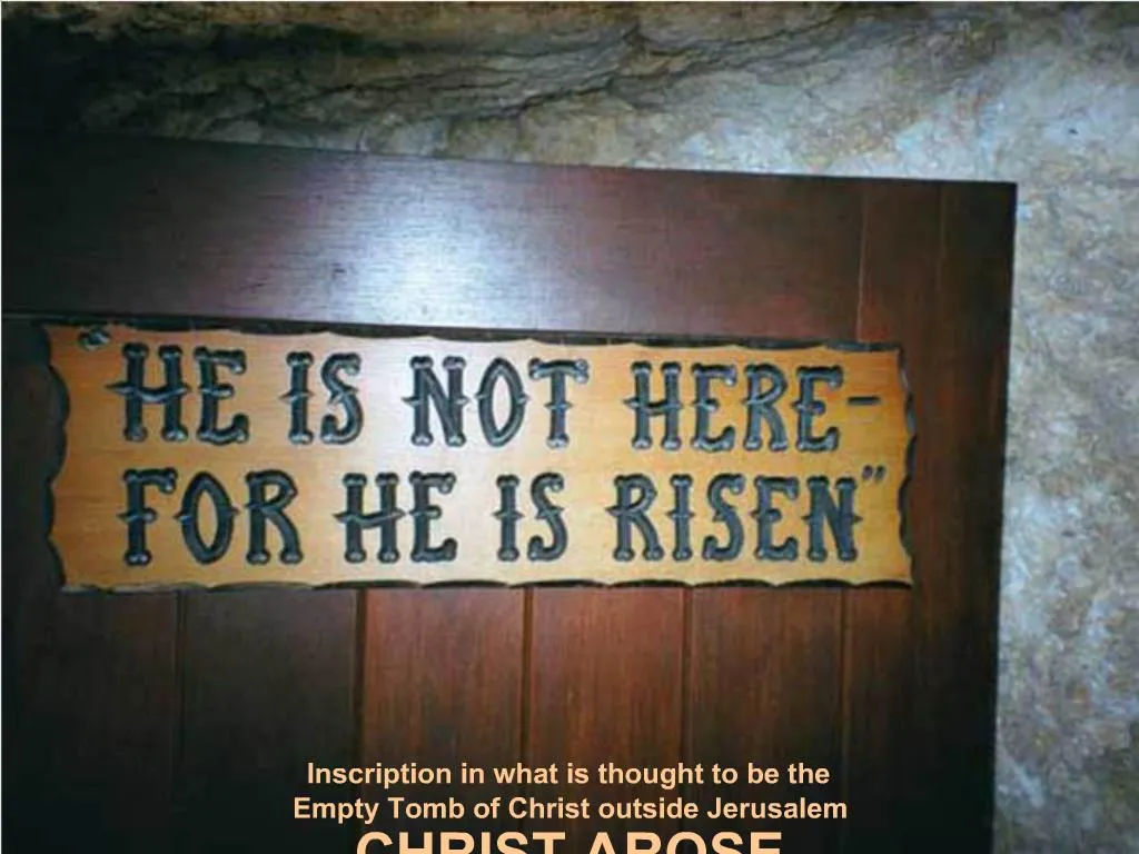 PPT - CHRIST AROSE PowerPoint Presentation, free download - ID:1002993