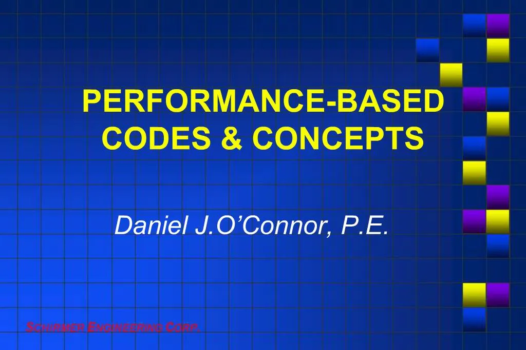 PPT - PERFORMANCE-BASED CODES CONCEPTS PowerPoint Presentation, free ...
