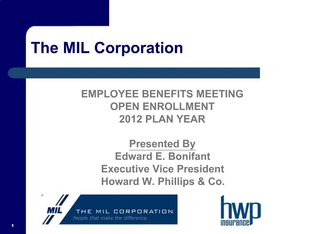 PPT - The MIL Corporation PowerPoint Presentation, free download - ID ...