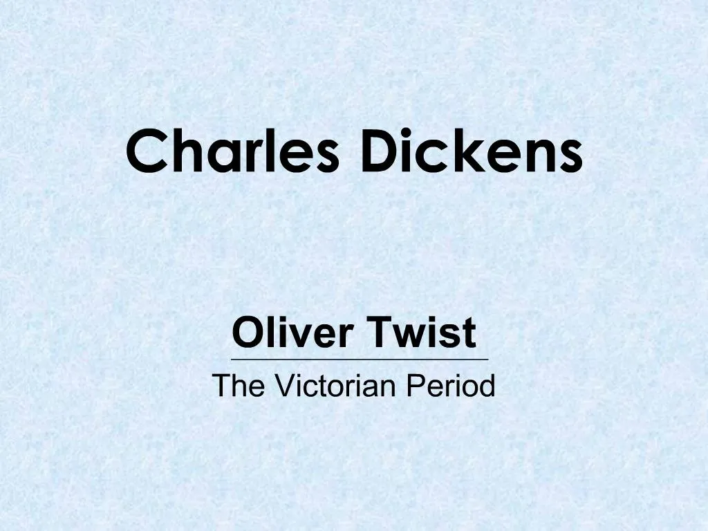 Ppt Charles Dickens Powerpoint Presentation Free Download Id1008890
