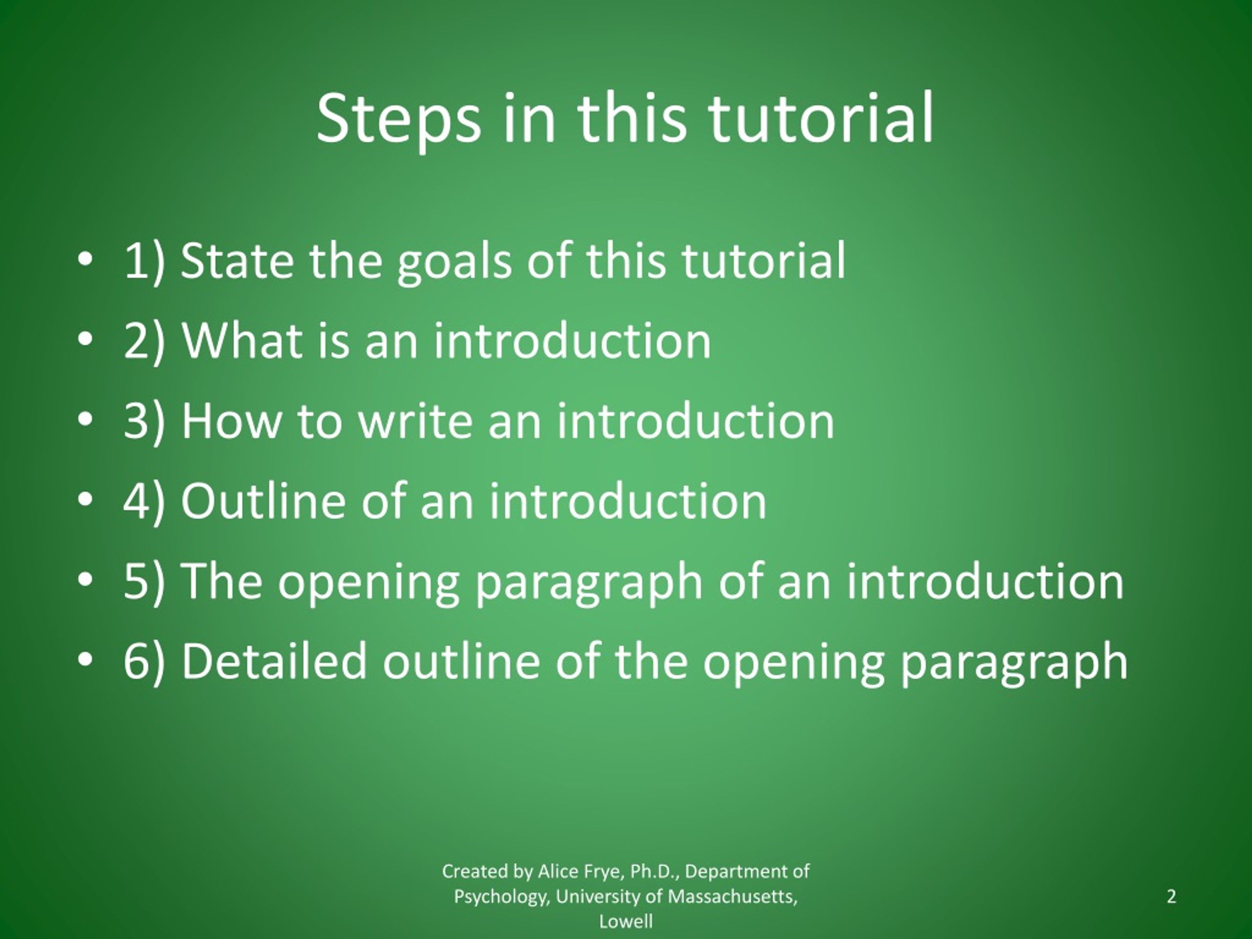 PPT How To Write An Introduction PowerPoint Presentation Free 