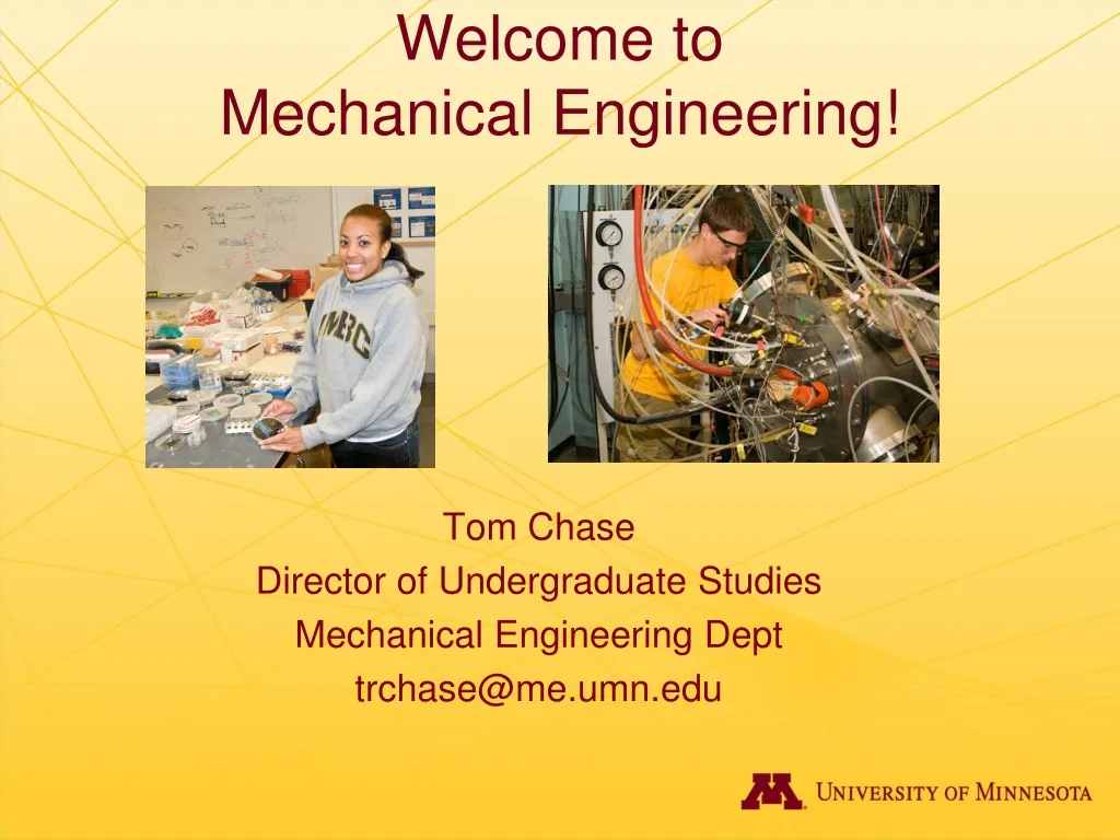 PPT - Welcome to Mechanical Engineering! PowerPoint Presentation, free ...