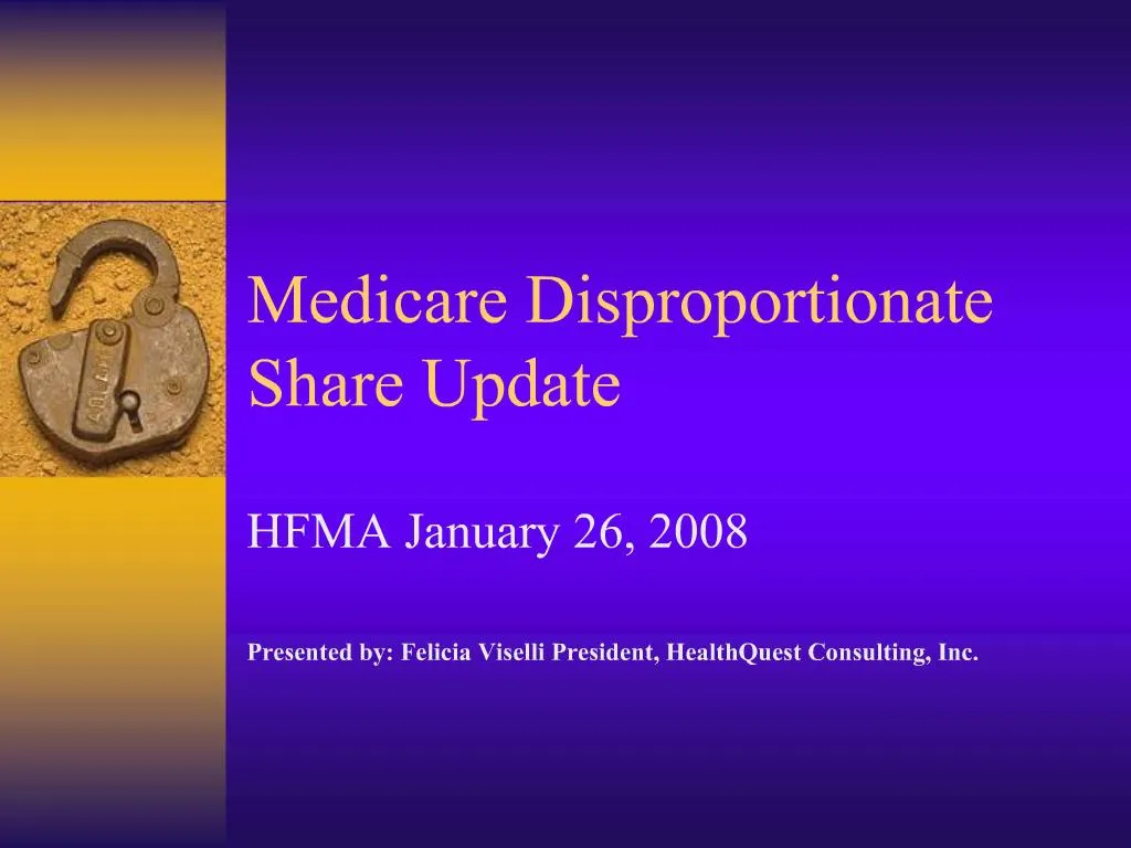PPT - Medicare Disproportionate Share Update PowerPoint Presentation ...