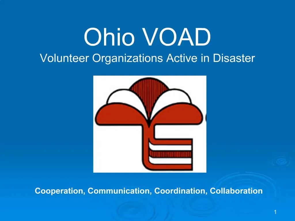 PPT - Ohio VOAD Volunteer Organizations Active in Disaster PowerPoint ...