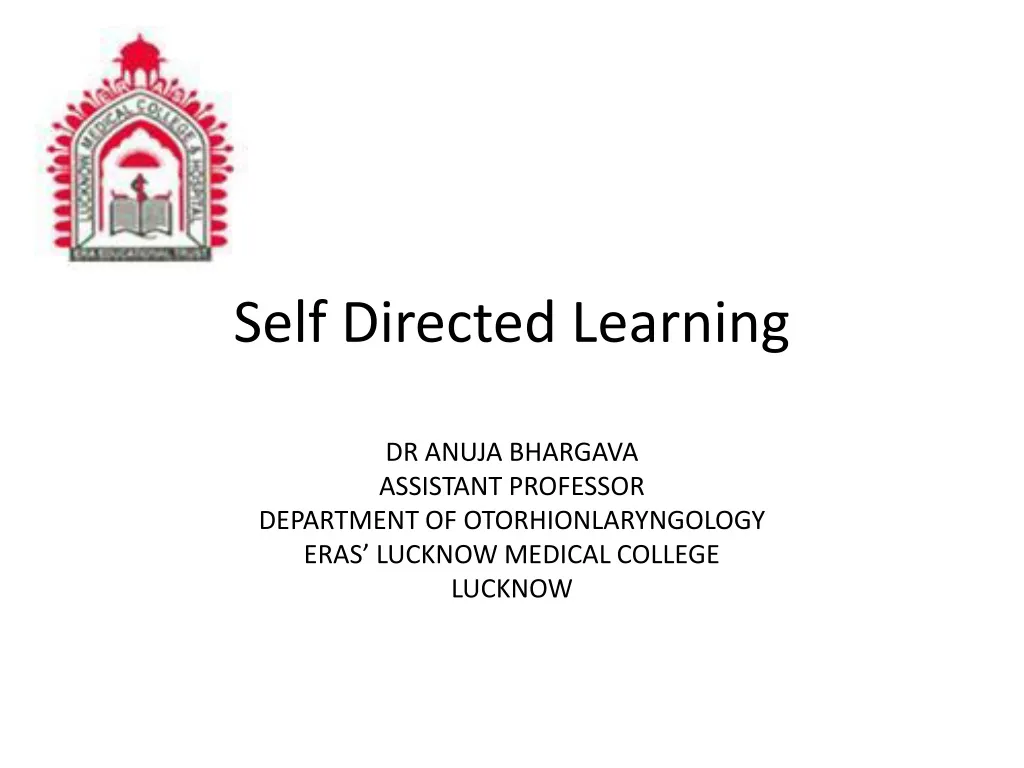 PPT - Self Directed Learning PowerPoint Presentation, free download ...