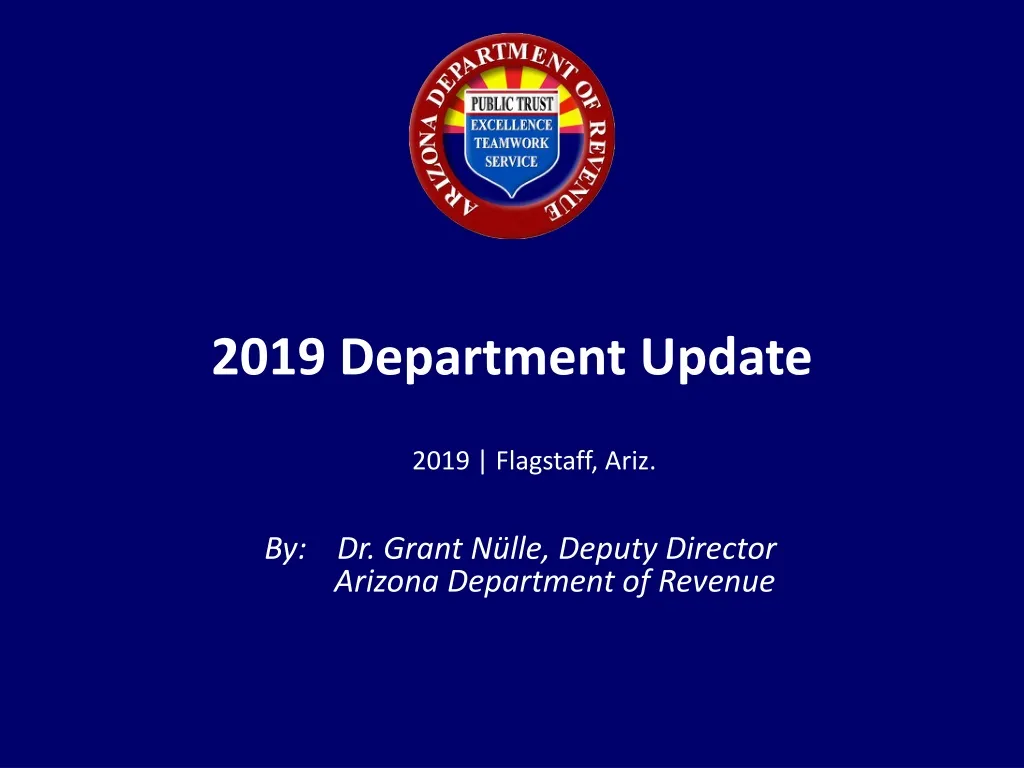 PPT - 2019 Department Update PowerPoint Presentation, free download ...