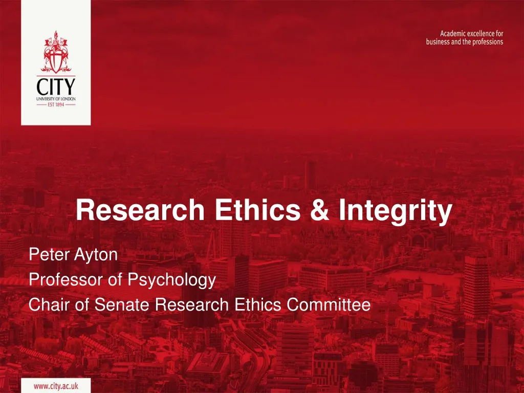 PPT - Research Ethics & Integrity PowerPoint Presentation, free ...