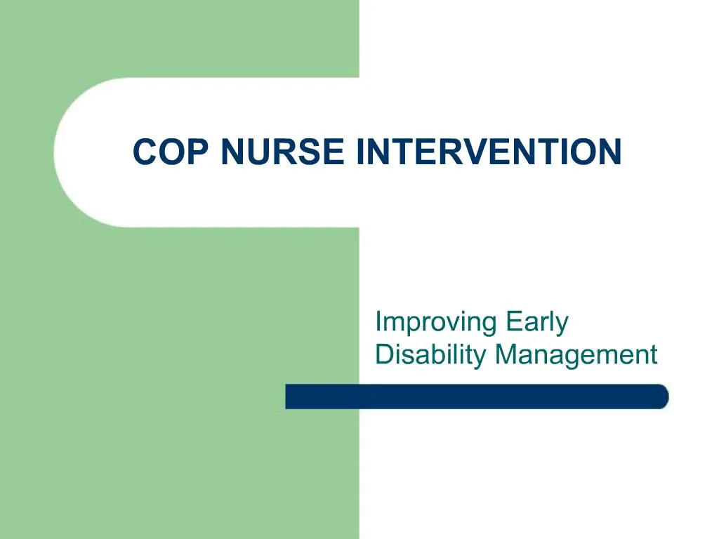 PPT - COP NURSE INTERVENTION PowerPoint Presentation, free download ...