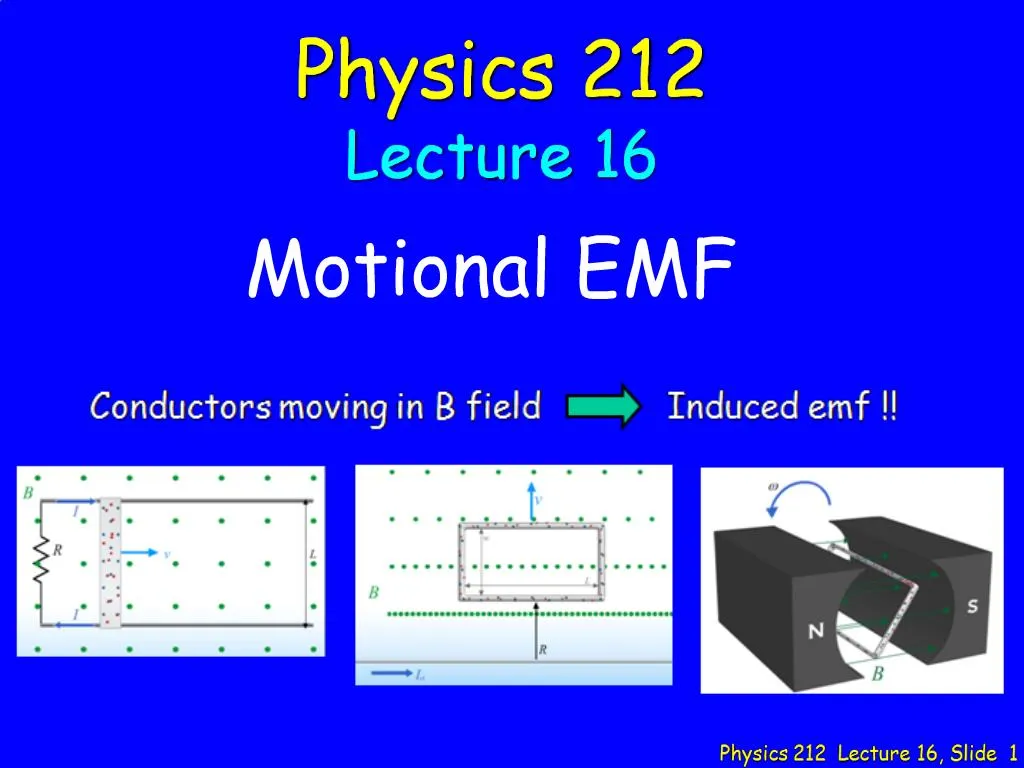 PPT - Physics 212 Lecture 16, Slide 1 PowerPoint Presentation, free ...
