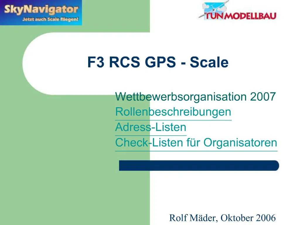 PPT - F3 RCS GPS - Scale PowerPoint Presentation, free download - ID ...