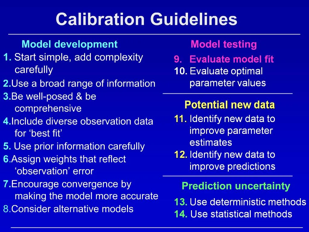 PPT - Calibration Guidelines PowerPoint Presentation, free download ...