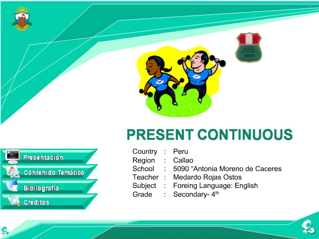 PPT - PRESENT CONTINUOUS PowerPoint Presentation, free download - ID ...
