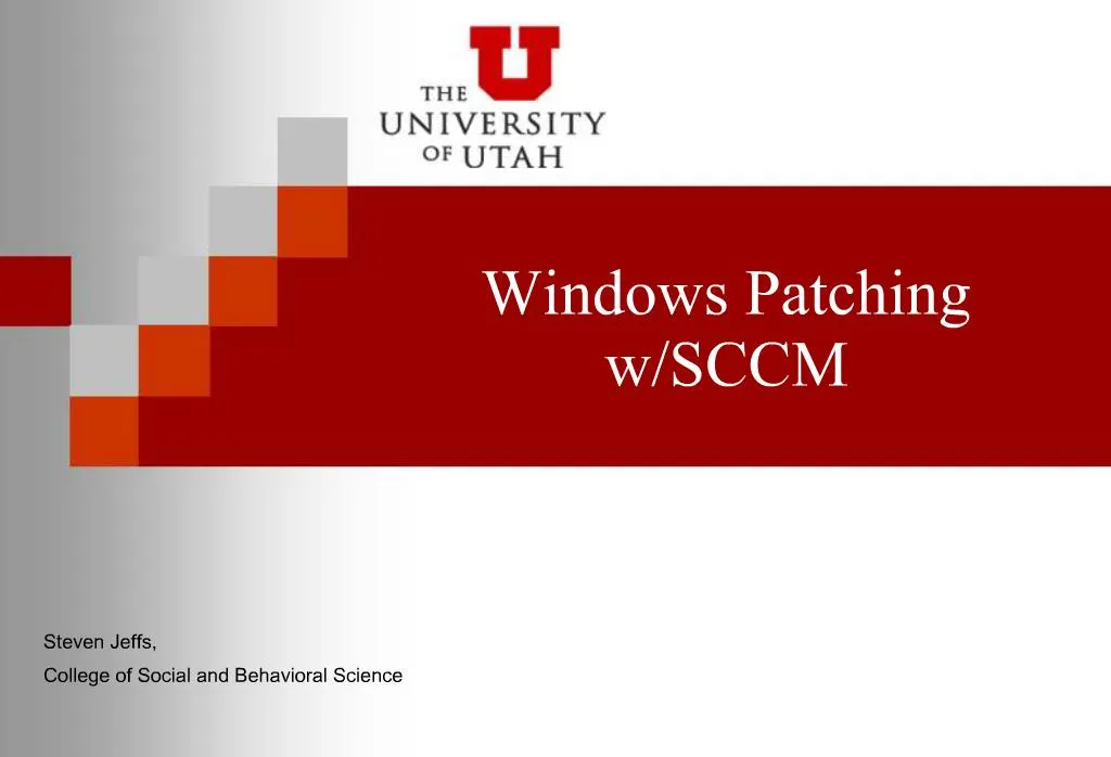 PPT - Windows Patching w PowerPoint Presentation, free download - ID ...