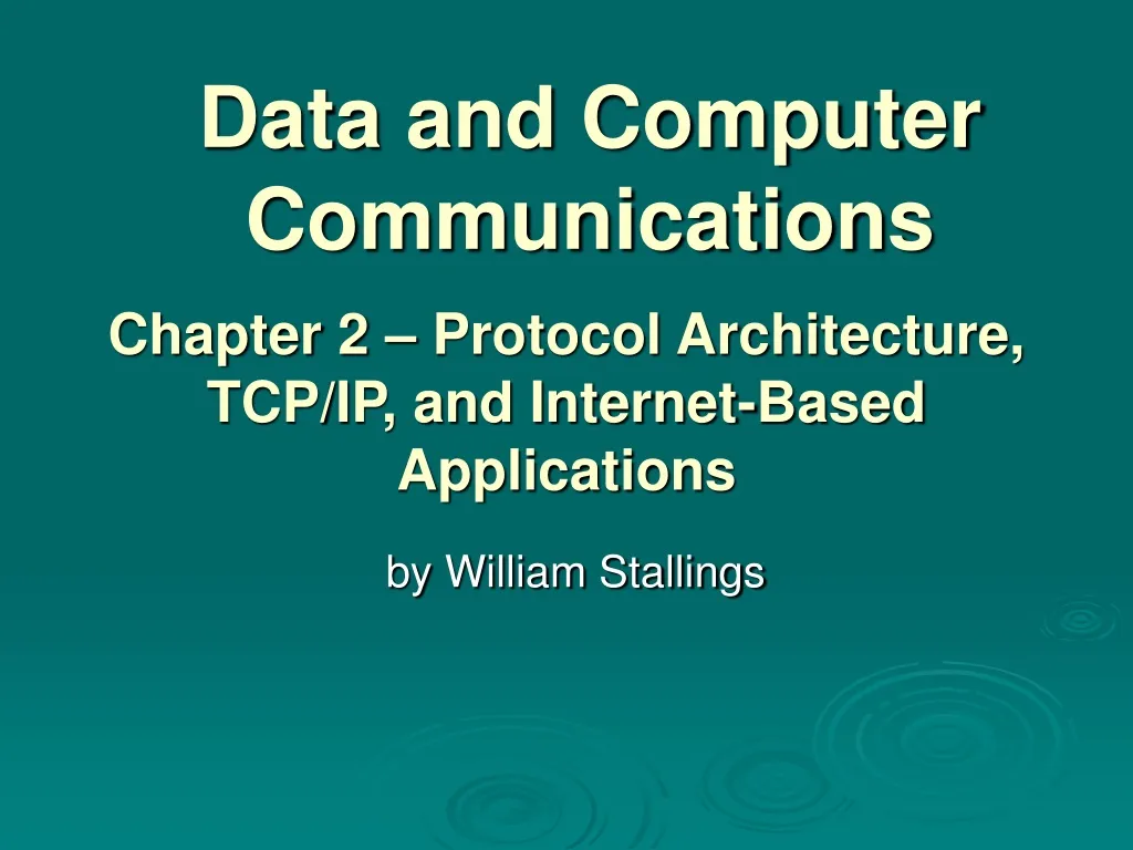 PPT - Data and Computer Communications PowerPoint Presentation, free ...