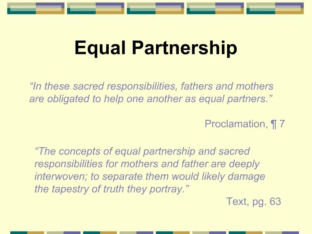 PPT - Equal Partnership PowerPoint Presentation, free download - ID:1050197