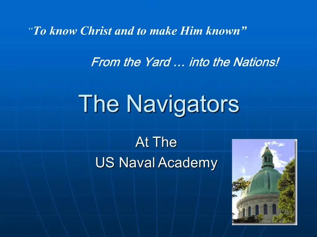 PPT - The Navigators PowerPoint Presentation, free download - ID:1051361