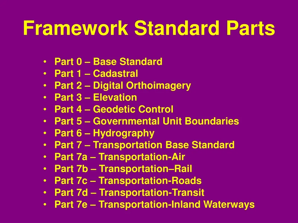 PPT - Framework Standard Parts PowerPoint Presentation, free download ...