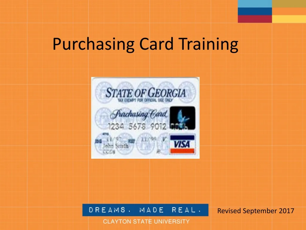 PPT - Purchasing Card Training PowerPoint Presentation, free download ...