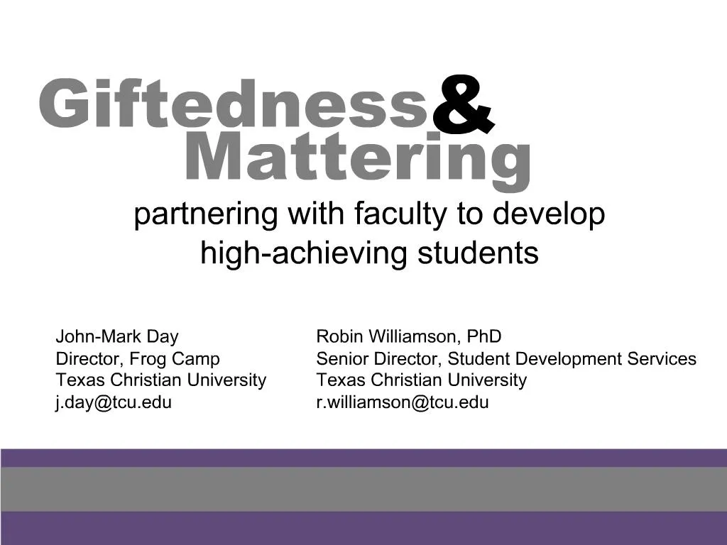 PPT - Giftedness PowerPoint Presentation, free download - ID:1066723