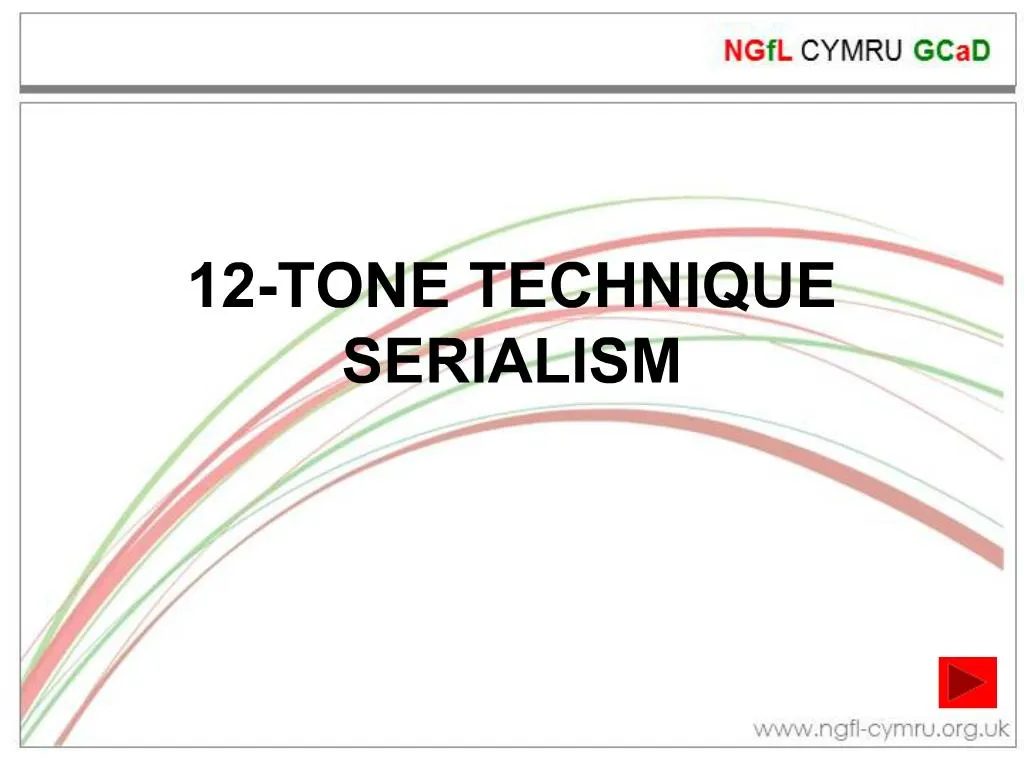 PPT - 12-TONE TECHNIQUE SERIALISM PowerPoint Presentation, free ...
