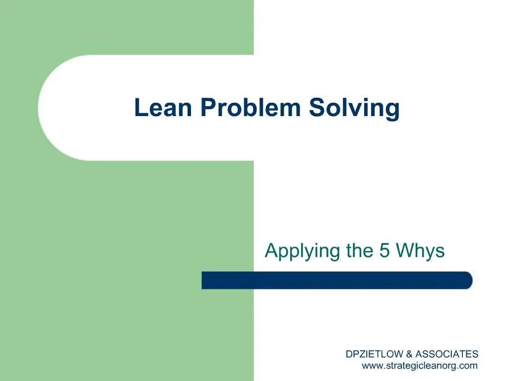 PPT - Lean Problem Solving PowerPoint Presentation, free download - ID ...