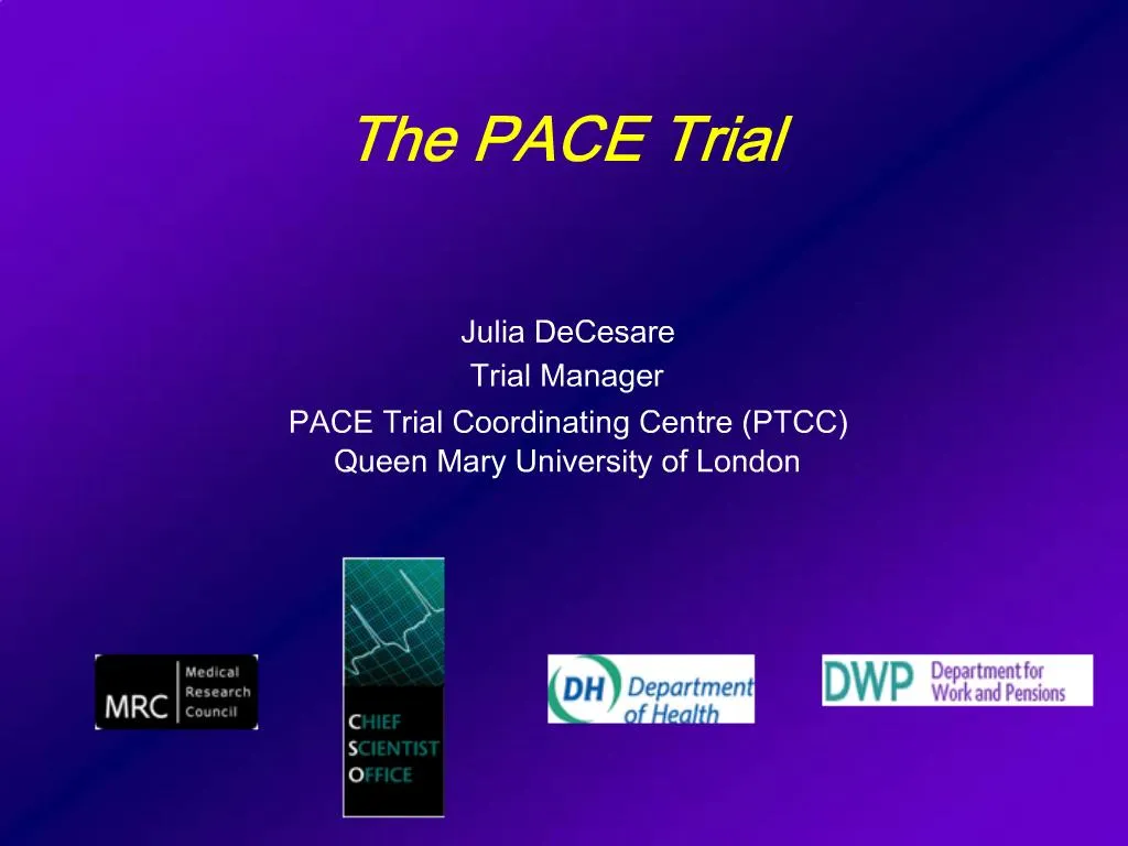 PPT - The PACE Trial PowerPoint Presentation, free download - ID:1074063