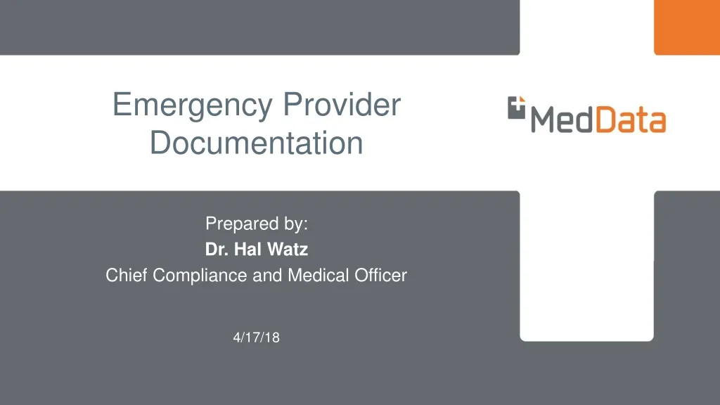 PPT - Emergency Provider Documentation PowerPoint Presentation, free ...