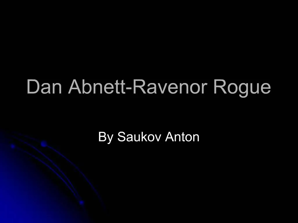 PPT - Dan Abnett-Ravenor Rogue PowerPoint Presentation, free download ...