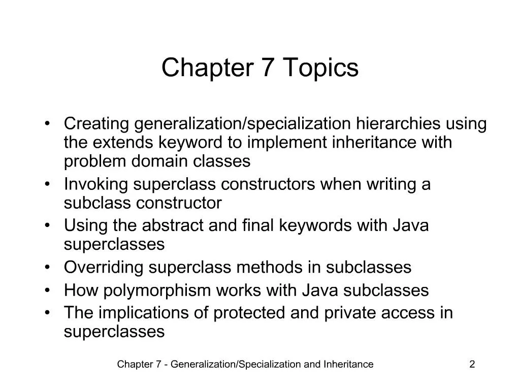 PPT - Chapter 7 Generalization PowerPoint Presentation, free download ...
