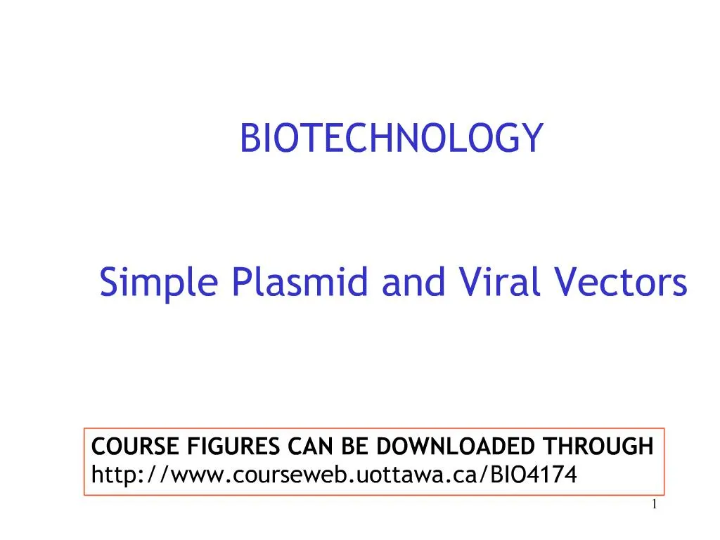 PPT - COURSE FIGURES CAN BE DOWNLOADED THROUGH courseweb.uottawa ...