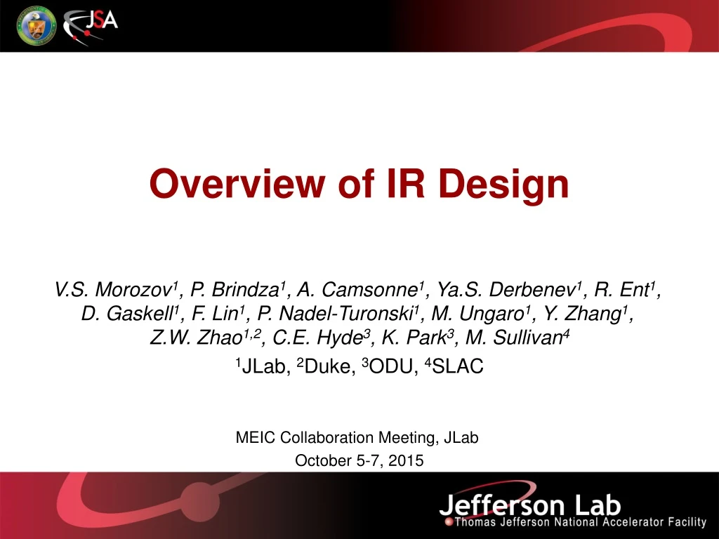 PPT - Overview of IR Design PowerPoint Presentation, free download - ID ...