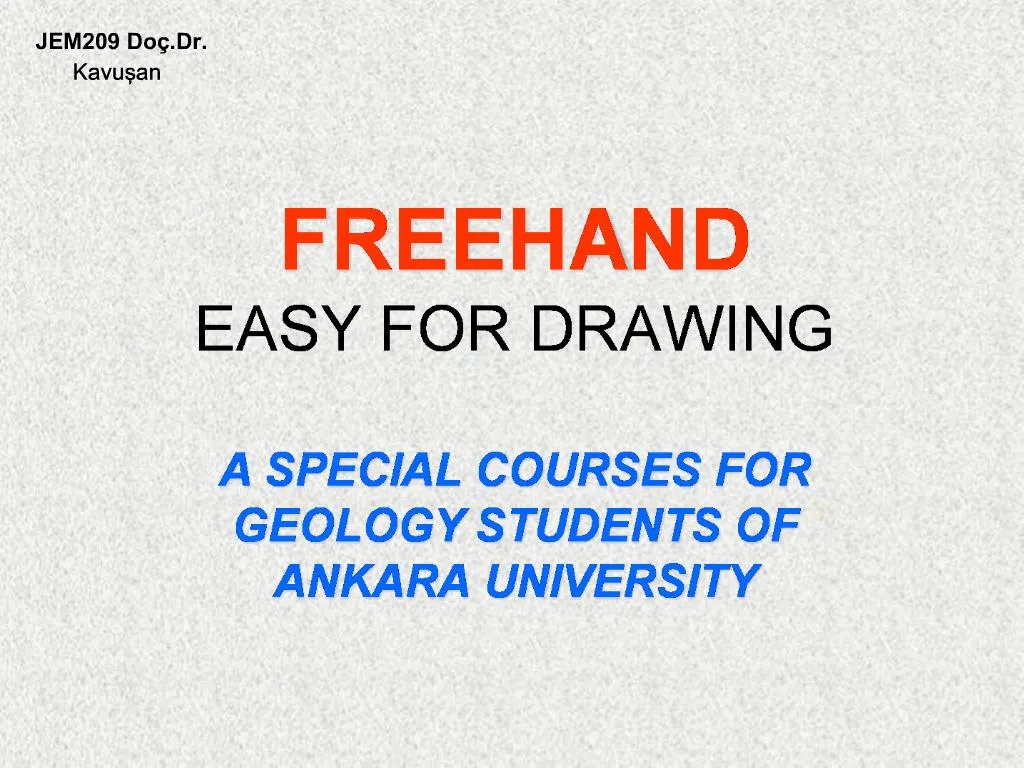 PPT - FREEHAND EASY FOR DRAWING PowerPoint Presentation, free download ...