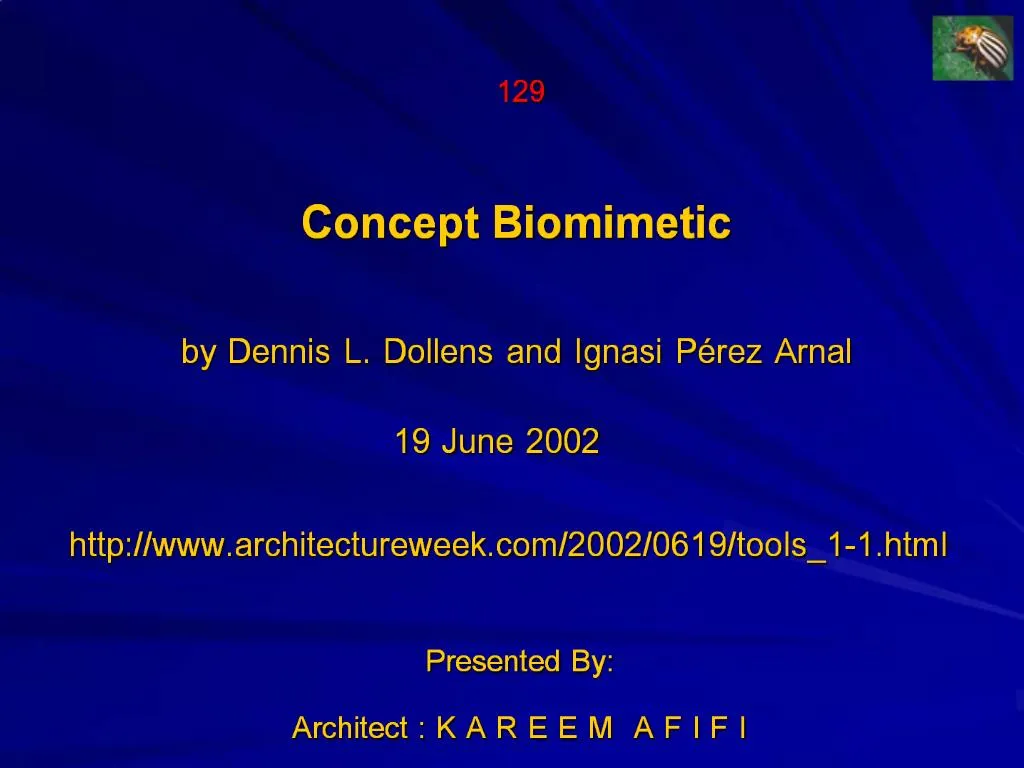 PPT - Concept Biomimetic PowerPoint Presentation, free download - ID ...