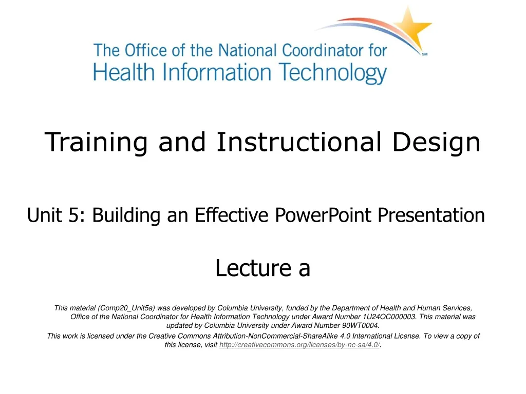 PPT - Training and Instructional Design PowerPoint Presentation, free ...