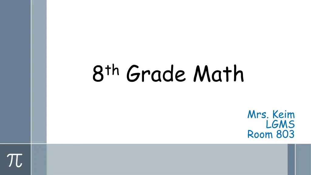 PPT - 8 th Grade Math PowerPoint Presentation, free download - ID:1102524