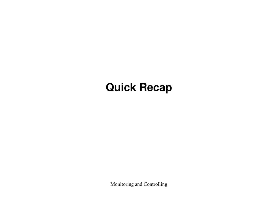 PPT - Quick Recap PowerPoint Presentation, free download - ID:1104385