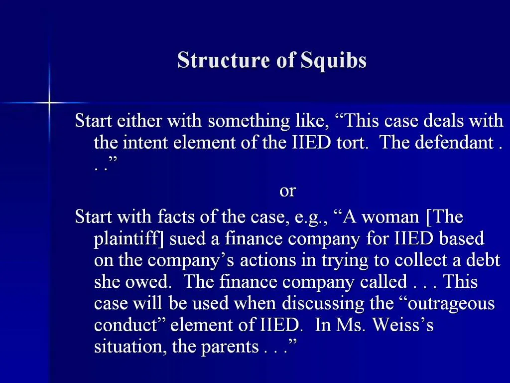PPT - Structure of Squibs PowerPoint Presentation, free download - ID ...