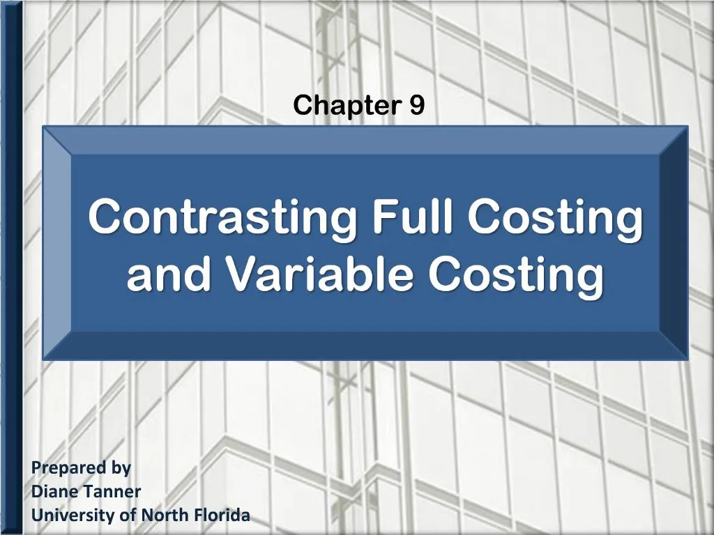 PPT - Prepared by Diane Tanner University of North Florida PowerPoint ...