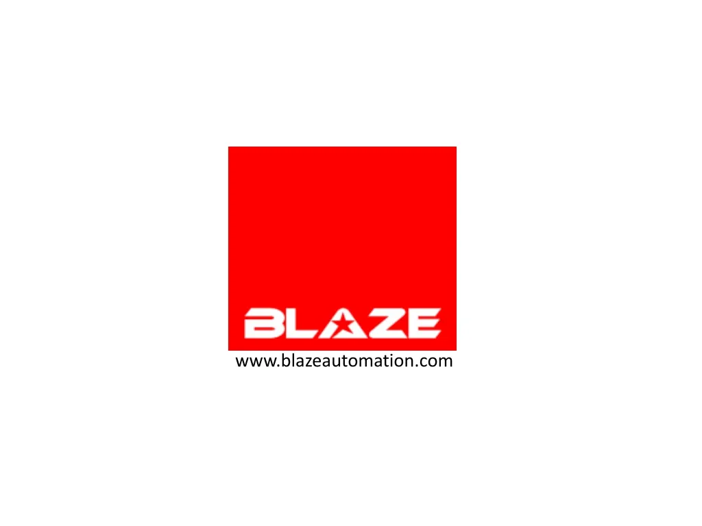 PPT - Blaze Automation _ careers _2012 PowerPoint Presentation, free ...