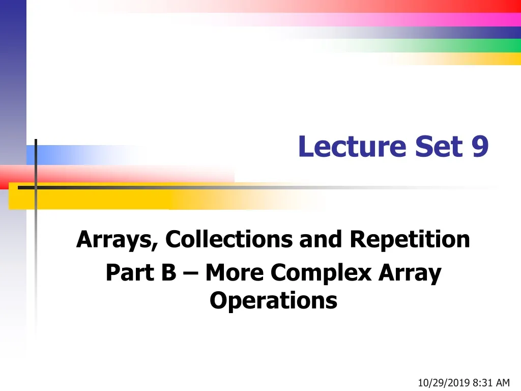 PPT - Lecture Set 9 PowerPoint Presentation, free download - ID:1128048