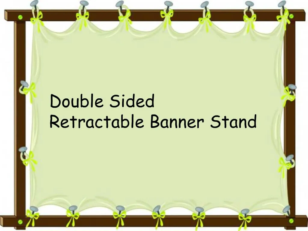 PPT - Double Sided Retractable Banner Stand PowerPoint Presentation ...
