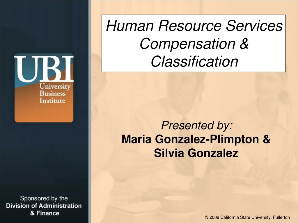 PPT - Human Resource Services Compensation & Classification PowerPoint ... PPT - Human Resource Services Compensation & Classification PowerPoint ...