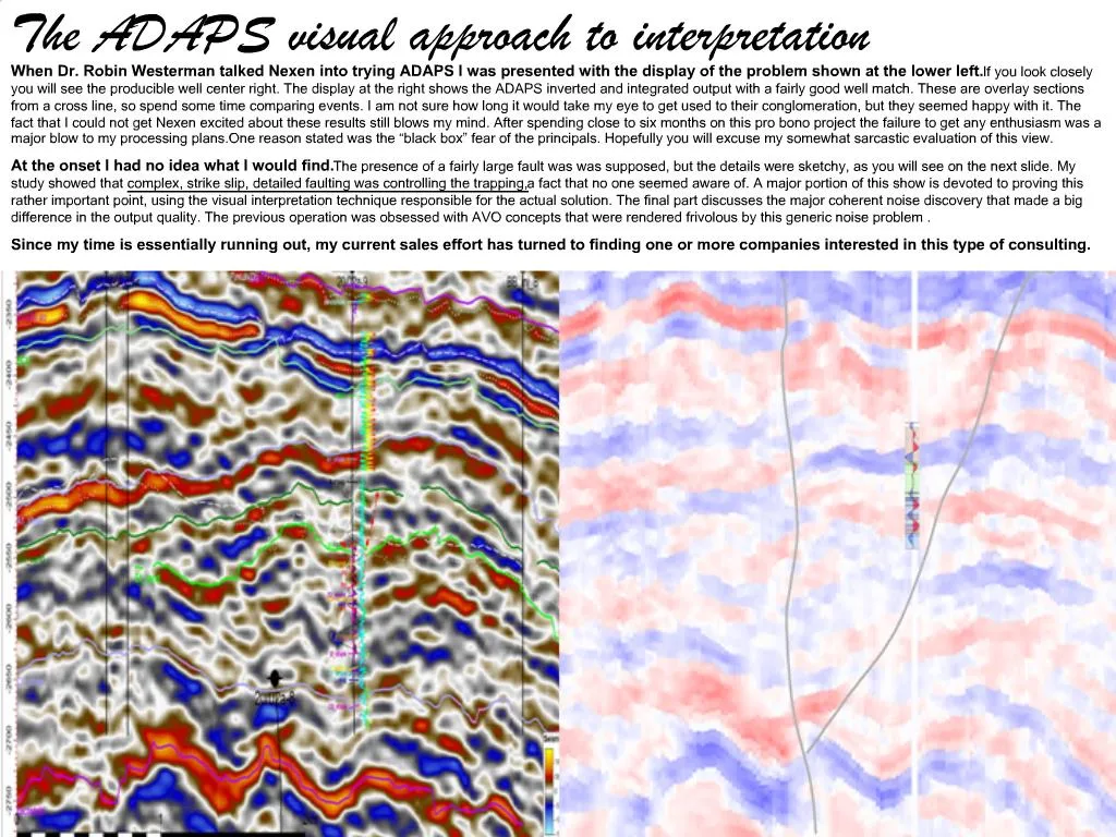 PPT - The ADAPS visual approach to interpretation PowerPoint ...