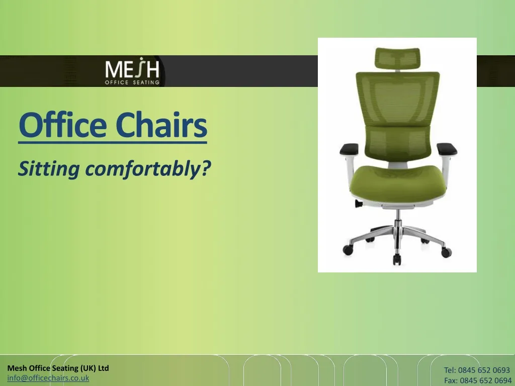 PPT - Office Chairs PowerPoint Presentation, free download - ID:1136080