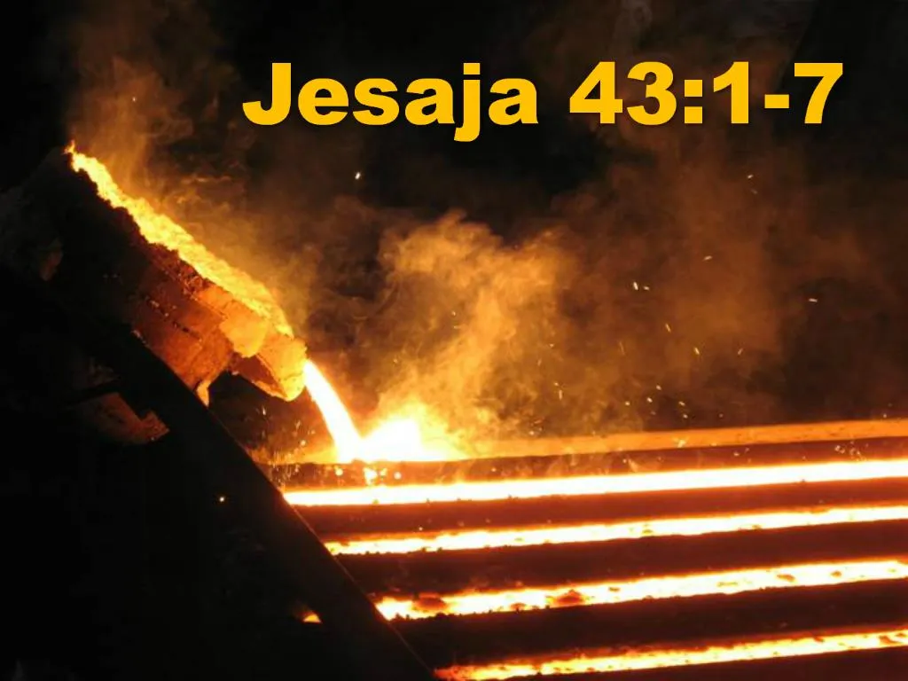 PPT - Jesaja 43:1-7 PowerPoint Presentation, free download - ID:1143579