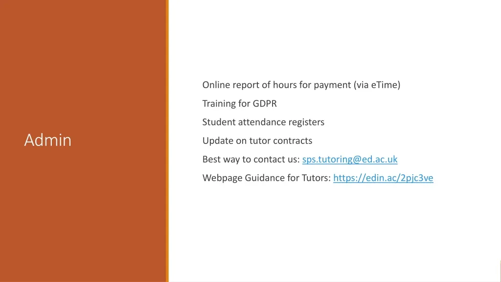 PPT - Admin PowerPoint Presentation, free download - ID:1143871