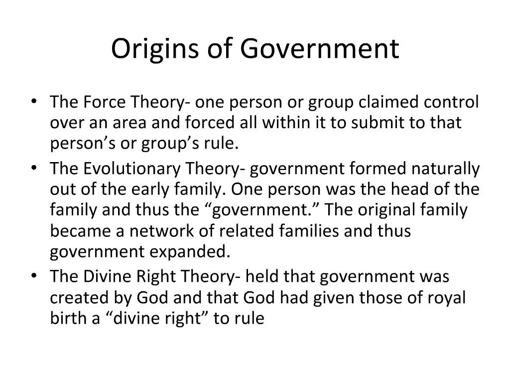 PPT - Origins of Government PowerPoint Presentation, free download - ID ...