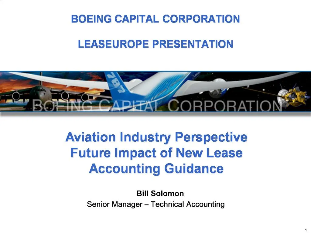 PPT - BOEING CAPITAL CORPORATION LEASEUROPE PRESENTATION PowerPoint ...