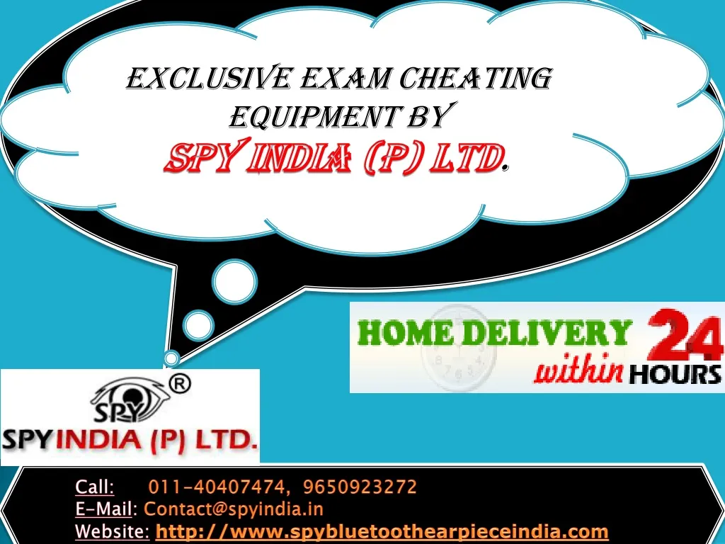 PPT - Exclusive Exam Cheating Equipment By Spy India PowerPoint ...